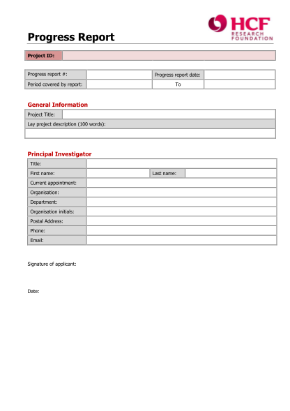 27 Progress Report Template Word Page 2 Free To Edit Download Print CocoDoc