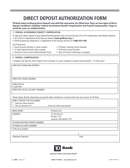 80 Direct Deposit Form Template Word Page 3 Free To Edit Download Print CocoDoc