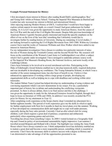 44 Personal Statement Examples Page 3 Free To Edit Download Print 
