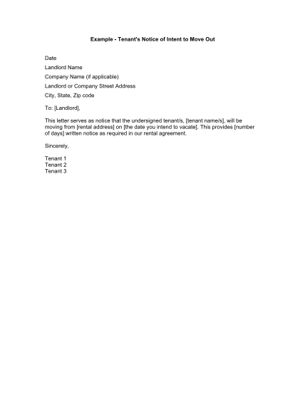 72 30 Day Notice To Tenant Page 5 Free To Edit Download Print 