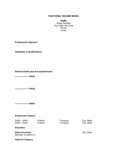 21 Chronological Resume Template Page 2 Free To Edit Download 