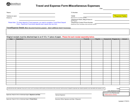 20 Miscellaneous Expenses Free To Edit Download Print CocoDoc