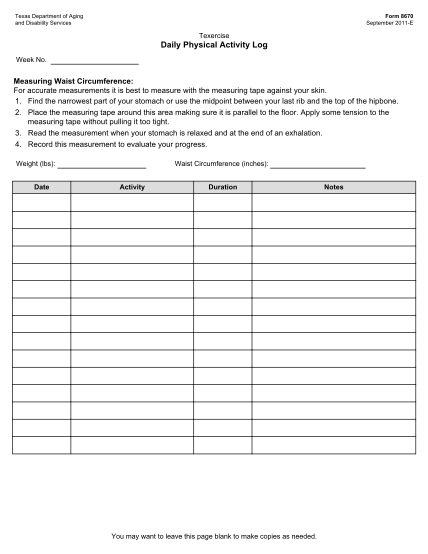 98 Physical Activity Log Template Page 5 Free To Edit Download Print CocoDoc