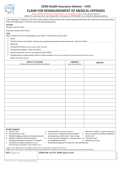 13 Sample Medical Bills Reimbursement Free To Edit Download Print CocoDoc