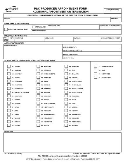 16 Acord Form Cancellation Free To Edit Download Print Cocodoc - Form ...