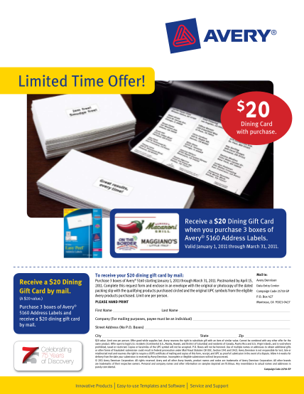 Avery 5160 Template Avery Easy Peel Address Labels Sure Feed 