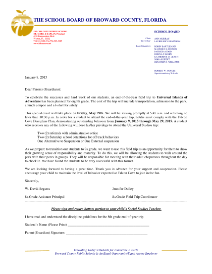 21 Field Trip Letter Template Free To Edit Download Print CocoDoc