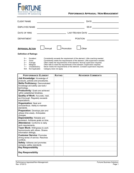 79 Performance Appraisal Form Filled Sample Page 4 Free To Edit Download Print CocoDoc