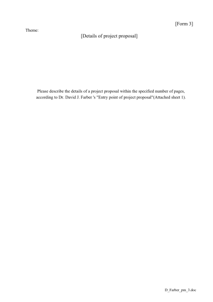10 Project Proposal Format Pdf Free To Edit Download Print CocoDoc