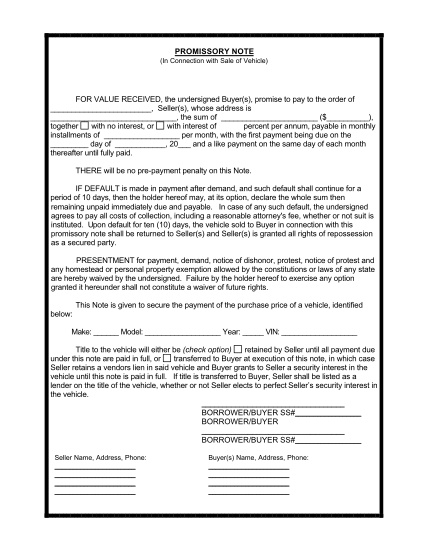 12 Fillable Pdf Promissory Note Free To Edit Download Print CocoDoc