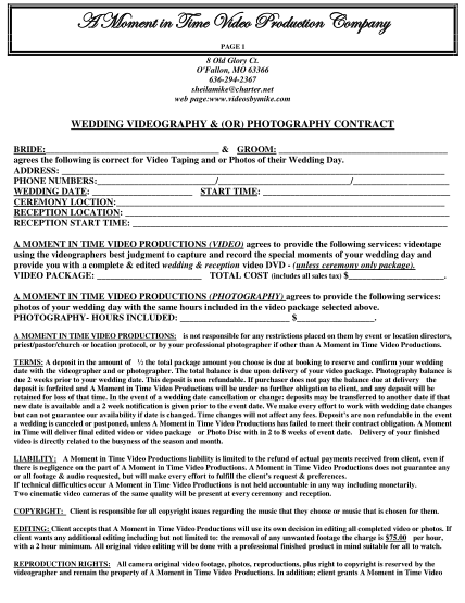 55 Freelance Video Contract Template Page 4 Free To Edit Download 