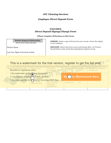 34 Direct Deposit Form Adp Free To Edit Download Print CocoDoc