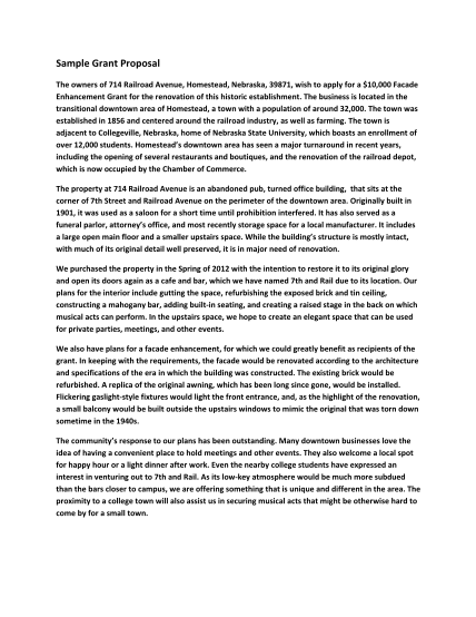 79 Grant Proposal Sample Pdf Free To Edit Download Print CocoDoc