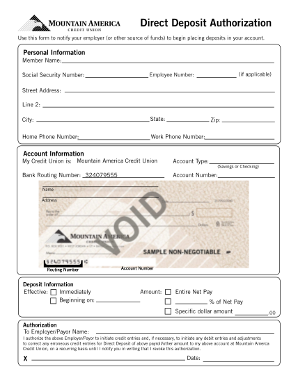 23 Direct Deposit Authorization Form Bank Of America Free To Edit 