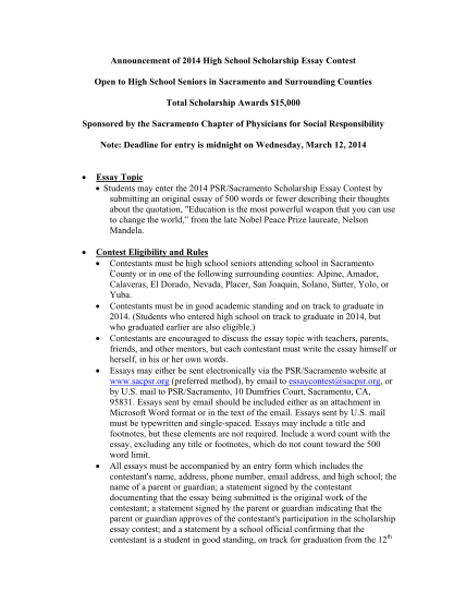 19 Scholarship Essay Format Free To Edit Download Print CocoDoc