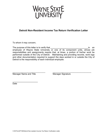 Free Employment Income Verification Letter Word Pdf Eforms 40 Proof 