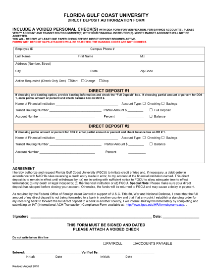 19 Direct Deposit Form Wells Fargo Free To Edit Download Print 