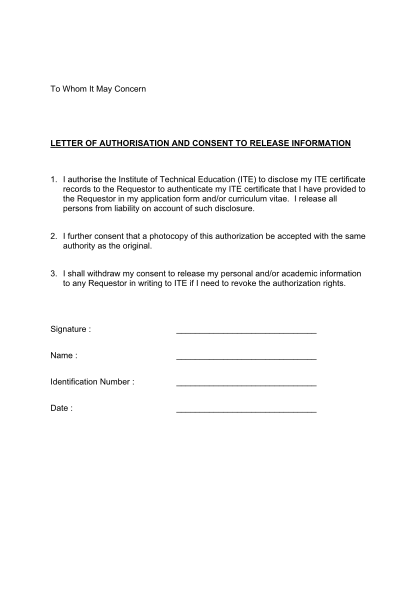 31 To Whom It May Concern Letter Sample Pdf Free To Edit Download 