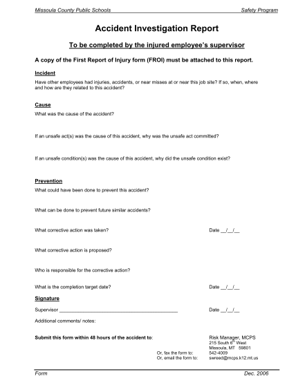 18 register of injuries incidents and near misses - Free to Edit ...