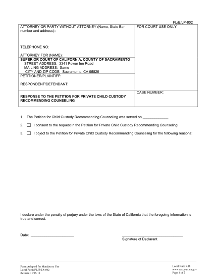 16 How To File For Child Custody Without An Attorney Free To Edit 