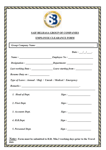 18 Leave Form Format Free To Edit Download Print CocoDoc