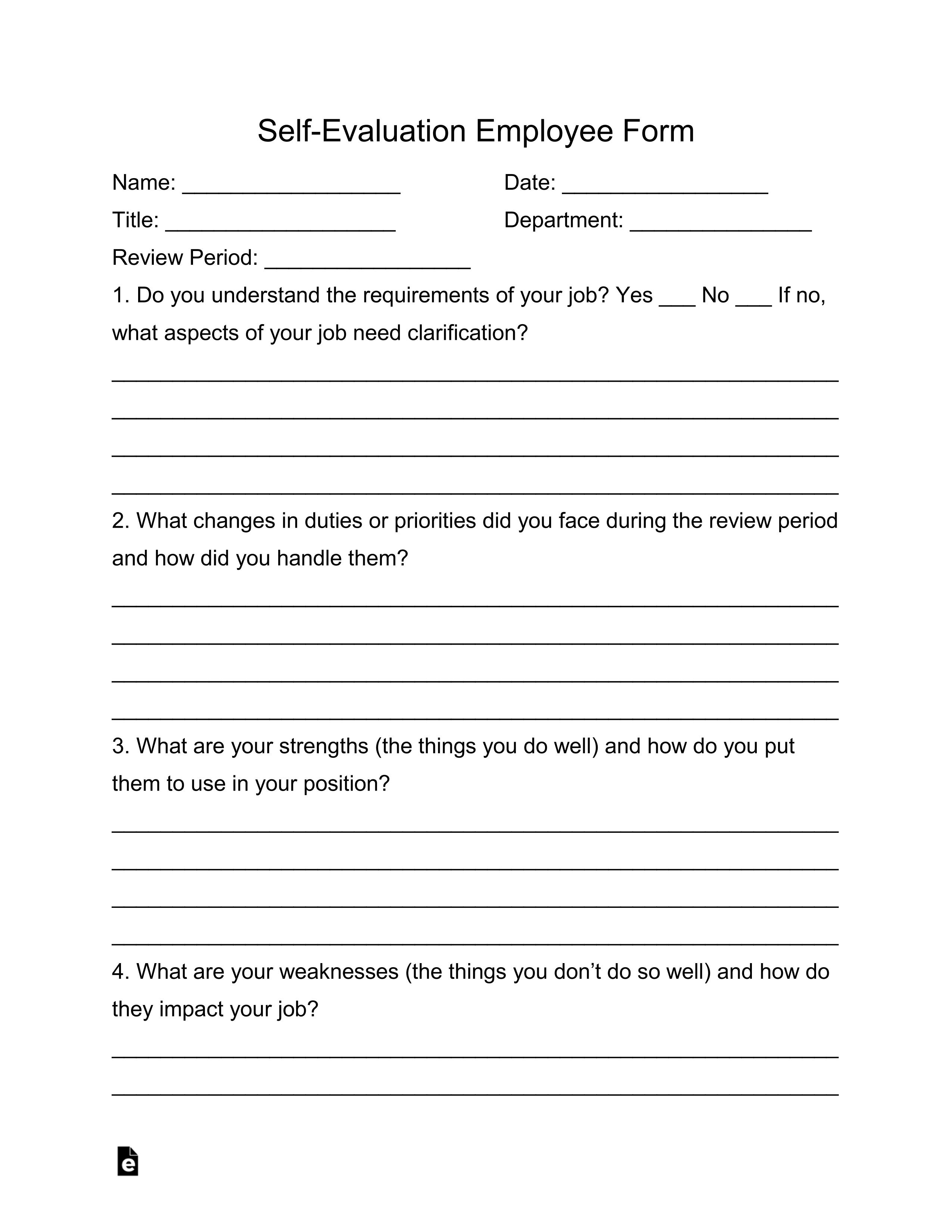 34 Job Performance Evaluation Form Page 2 Free To Edit Download