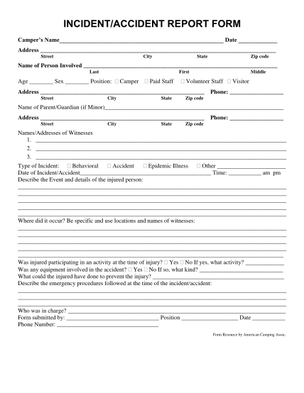 77 Incident Report Template Excel Page 5 Free To Edit Download Print CocoDoc