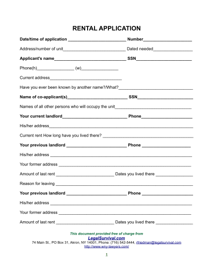 23 Rental Agreement Template Page 2 Free To Edit Download Print 